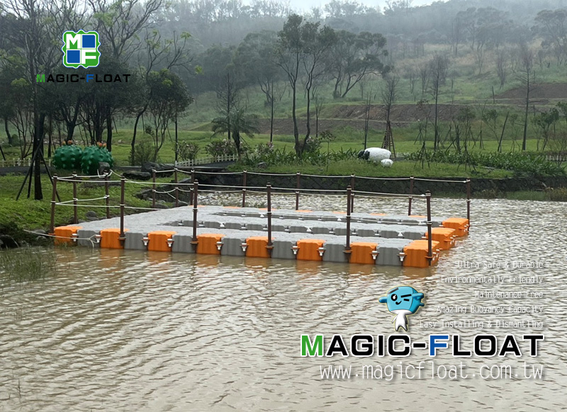 FD-211 Floating Jetty for kayak and Boats in Lake Leisure Farm – MAGIC ...