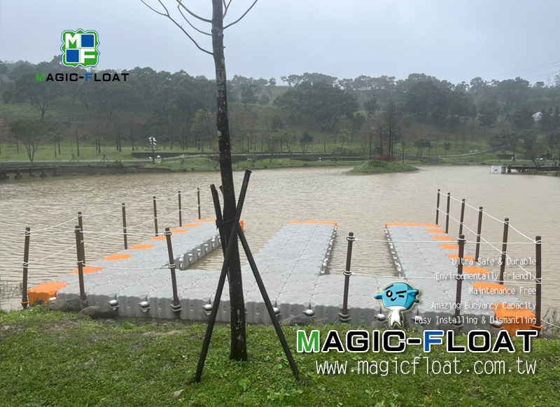 FD-211 Floating Jetty for kayak and Boats in Lake Leisure Farm – MAGIC ...